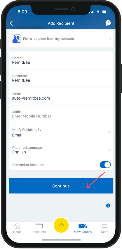 How to send an eTransfer from RBC Bank | RemitBee Help